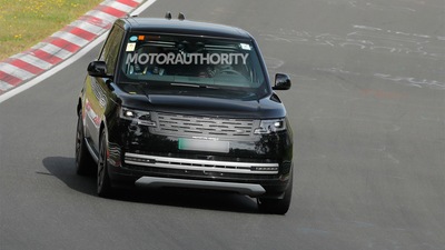 2026 Range Rover Electric spied at the 'Ring