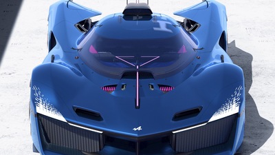 Alpine Alpenglow Hy6 concept packs 730-hp hydrogen V-6