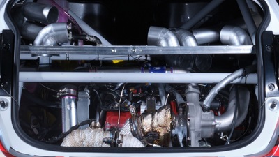 Toyota built a mid-engined prototype packing a new turbo-4