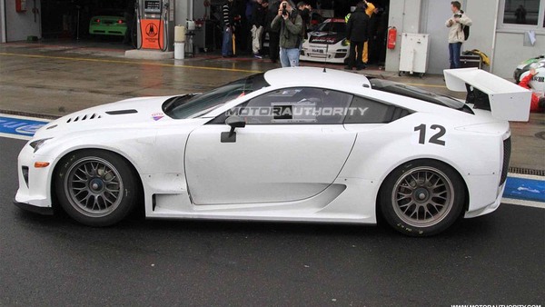 Spy Shots: Lexus LFA Nurburgring 24 Hours Race Car