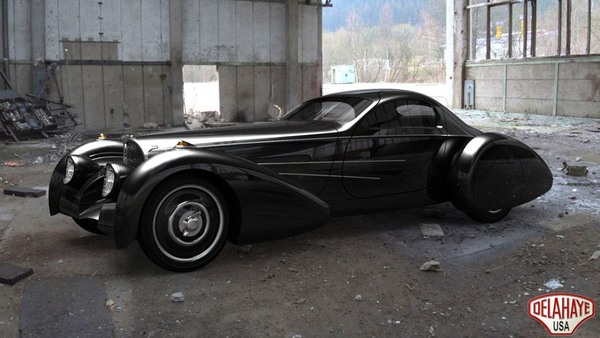 Delahaye Lives On With Carbon-Fiber Bodied Bella Figura Bugnotti Concept