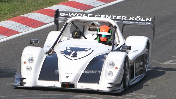 e-Wolf Alpha 1 SRF Electric Track Car Spy Shots