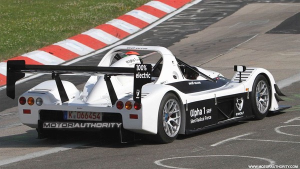 e-Wolf Alpha 1 SRF Electric Track Car Spy Shots