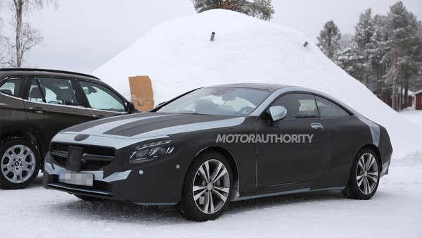 2015 Mercedes-Benz S-Class Coupe Spy Shots (With Interior)
