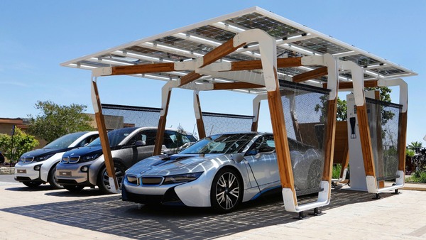 BMW Solar Charging Carport Concept Is Stunning Functional Art