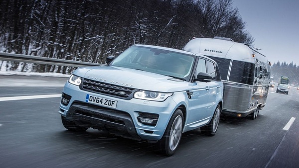 Range Rover Sport Hybrid Tows Airstream On Arctic Adventure