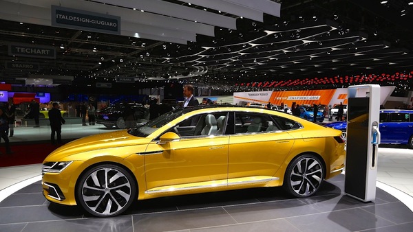 VW previews new design language, next CC with Sport Coupe GTE concept