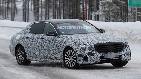 2017 Mercedes-Maybach E-Class spy shots