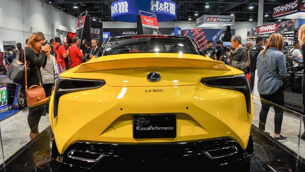 Lexus LC 500 unveiled at SEMA ups power with enlarged V-8