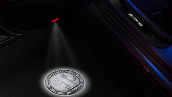 Mercedes-AMG lets you say it with puddle lamps