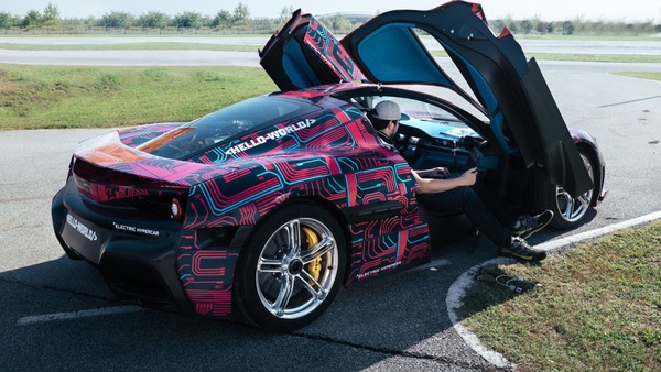 Prototypes for Rimac C_Two electric hypercar hit the road