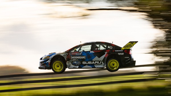Watch Travis Pastrana rock his hometown in this wild Subaru in Gymkhana ...