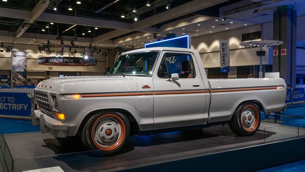 1978 Ford F-100 with Eluminator electric crate motor shows the future ...
