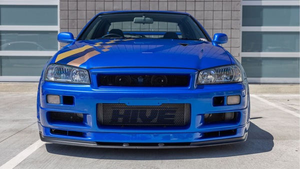 Paul Walker-driven Motorex R34 Nissan Skyline GT-R V-Spec II is for sale