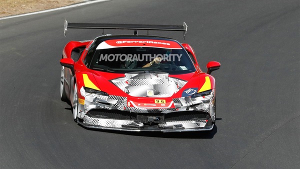 Ferrari SF90 Stradale race car spy shots: New customer racer in the works