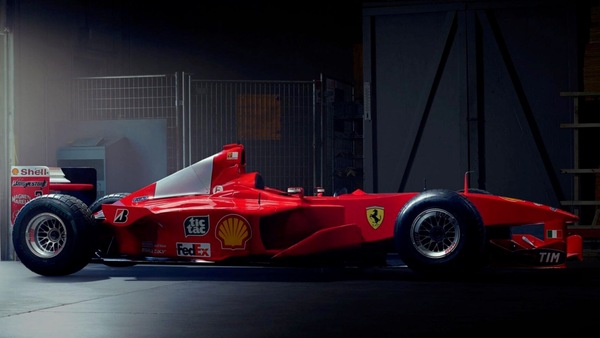 Michael Schumacher's Ferrari F2000 F1 race car heads to auction