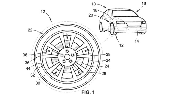 GM patents hybrid metal-composite wheels