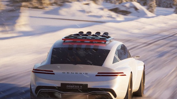 Genesis X Snow Speedium hints at cold-weather EV performance