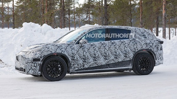 2026 Mercedes-Benz AMG GLC EV caught on video
