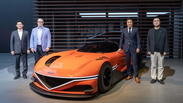 Genesis turns its hypercar concept into a race car