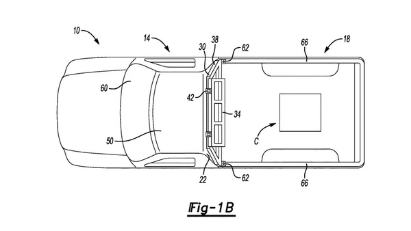 Ford patent shows deployable roof rails and rack