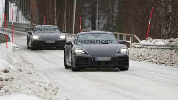 2027 Porsche 718 Cayman EV spied for first time